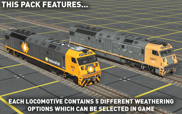 SA AN Class - National Rail | Trainz Store