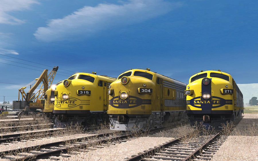Pro Train: ATSF F7A/B Warbonnet Loco Bundle | Trainz Store