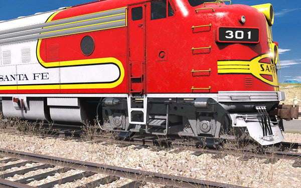 Pro Train: ATSF F7A/B Warbonnet Loco Bundle | Trainz Store