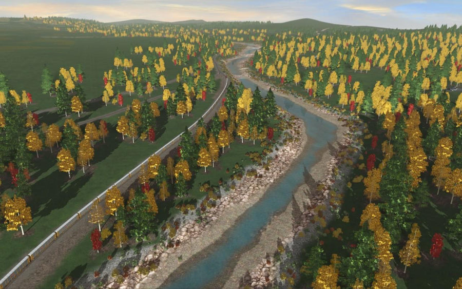 TRS19 Canadian Rocky Mountains Baker Crk to West of Calgary | Trainz Store